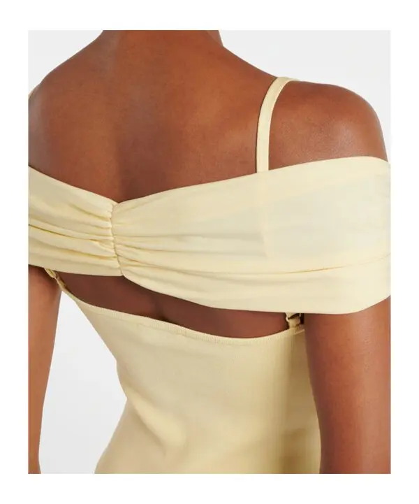 Simkhai Amarantha Draped Jersey Maxi Dress