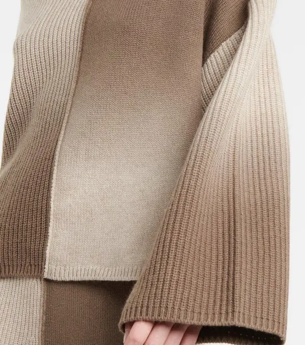 JOSEPH Gradient High Neck Knitted Sweater