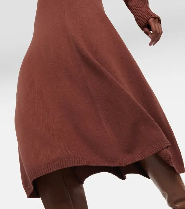 JOSEPH Pleated Detail Midi Skirt