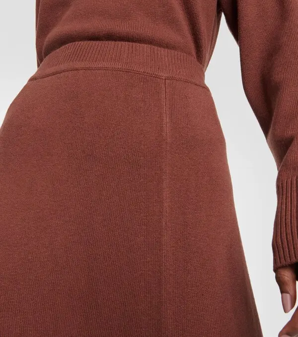 JOSEPH Pleated Detail Midi Skirt
