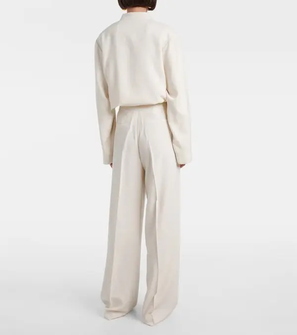 RÓHE High-waisted Wide-leg Casual Pants