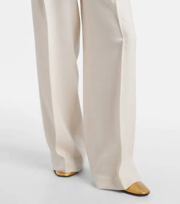 RÓHE High-waisted Wide-leg Casual Pants