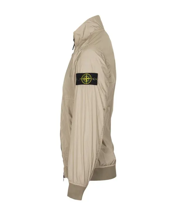Stone Island Logo-patch Zip-up Bomber Jacket