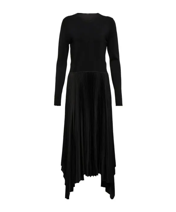 JOSEPH Deron Asymmetric Midi Dress