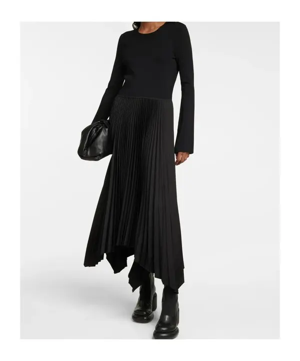 JOSEPH Deron Asymmetric Midi Dress