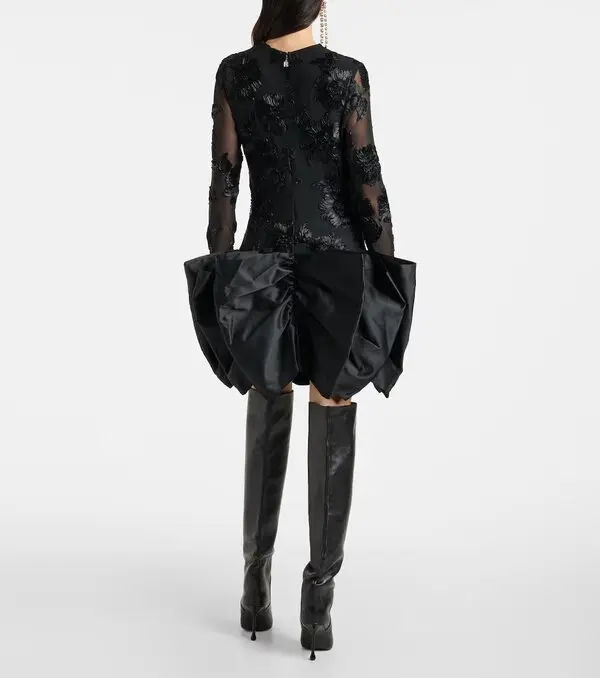 ROTATE BY BIRGER CHRISTENSEN Floral Embroidered Dress