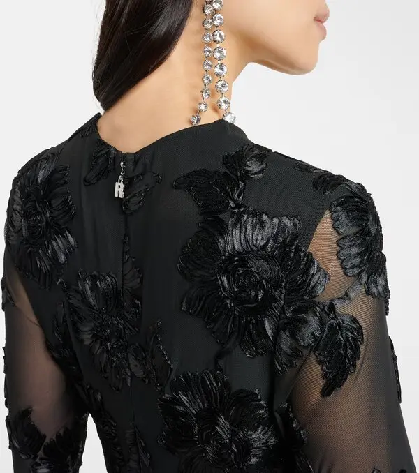 ROTATE BY BIRGER CHRISTENSEN Floral Embroidered Dress