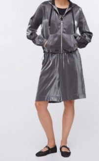 Liu Jo Laminated Hooded Jacket