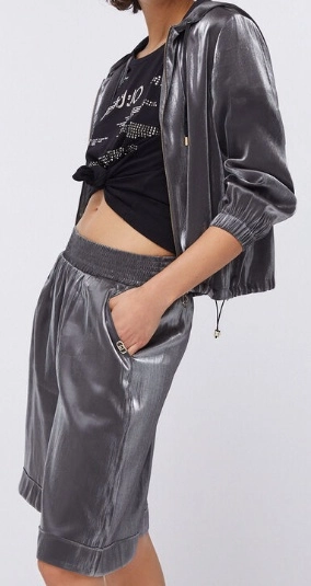 Liu Jo Laminated Hooded Jacket