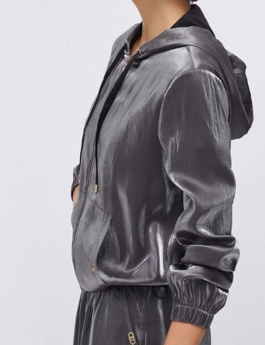 Liu Jo Laminated Hooded Jacket