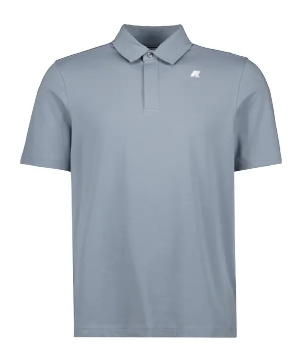 K-WAY Vincelle Light Stretch Jersey Polo Shirt - Blue