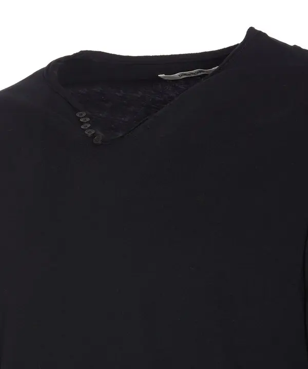 Zadig&Voltaire Round Collar And Long-sleeved T-shirt