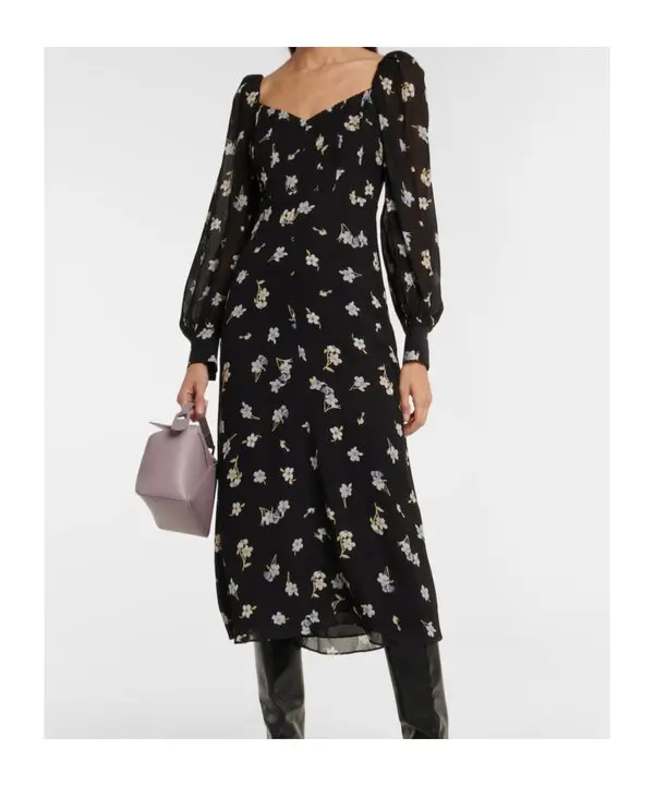 Dorothee Schumacher Midnight Blossom Midi Dress