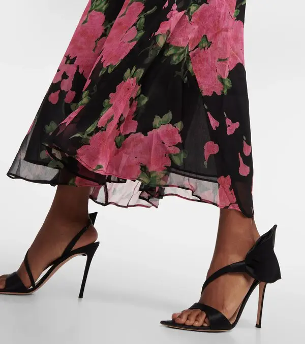 Rixo Flower Printed Dress