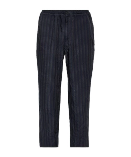 Comme Des Garçons Striped Straight Pants - Black