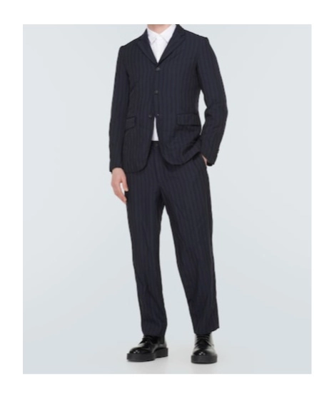 Comme Des Garçons Striped Straight Pants