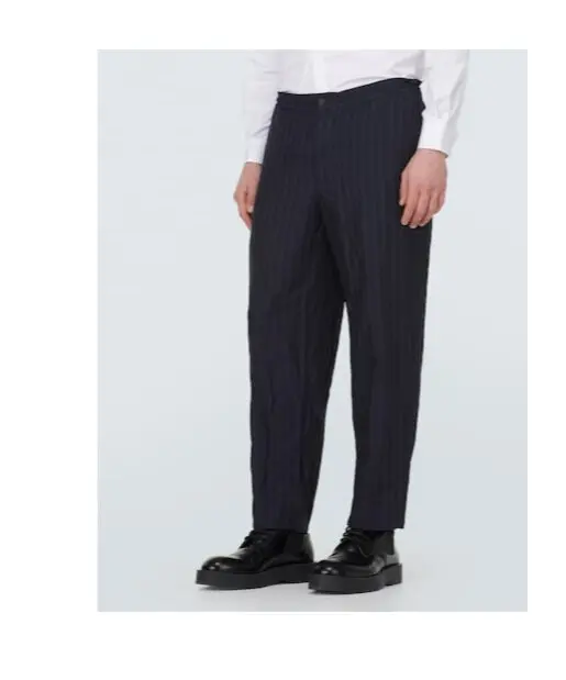 Comme Des Garçons Striped Straight Pants