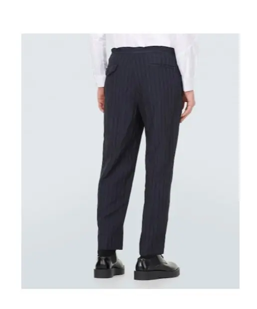 Comme Des Garçons Striped Straight Pants