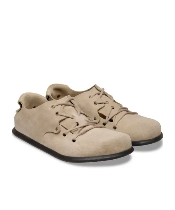 BIRKENSTOCK Montana Round-toe Lace-up Clogs