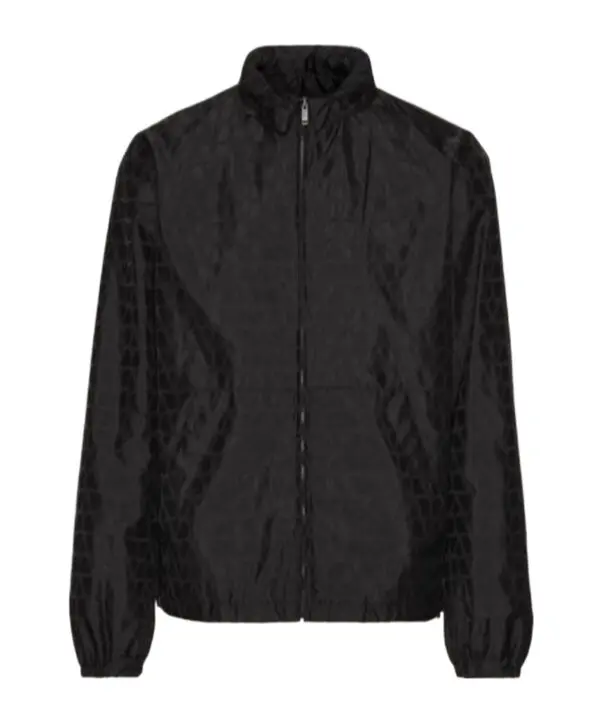 Valentino Garavani Zip-up Hooded Jacket