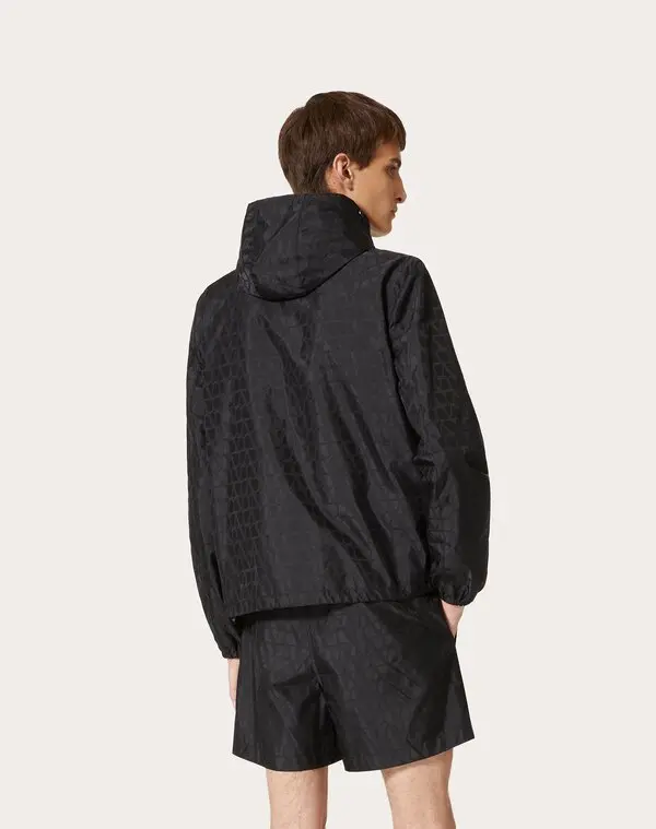 Valentino Garavani Zip-up Hooded Jacket