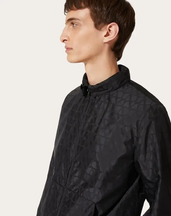 Valentino Garavani Zip-up Hooded Jacket