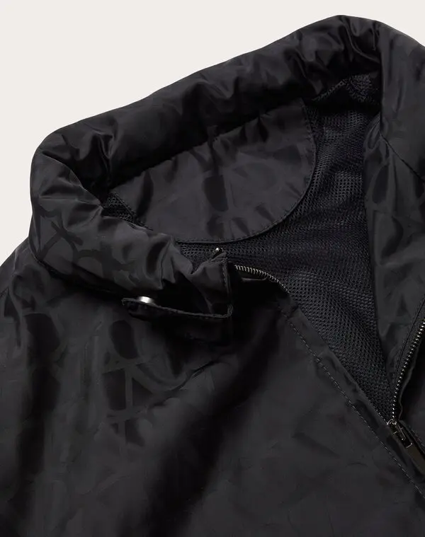 Valentino Garavani Zip-up Hooded Jacket