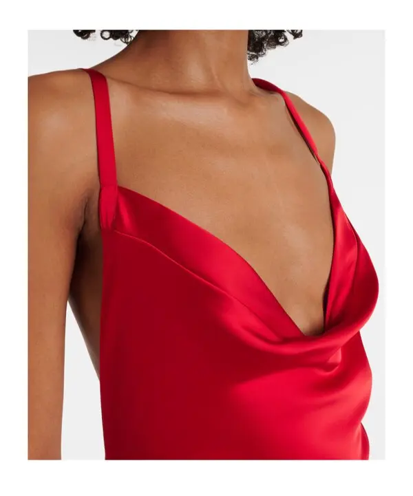 Norma Kamali Open-back Gown
