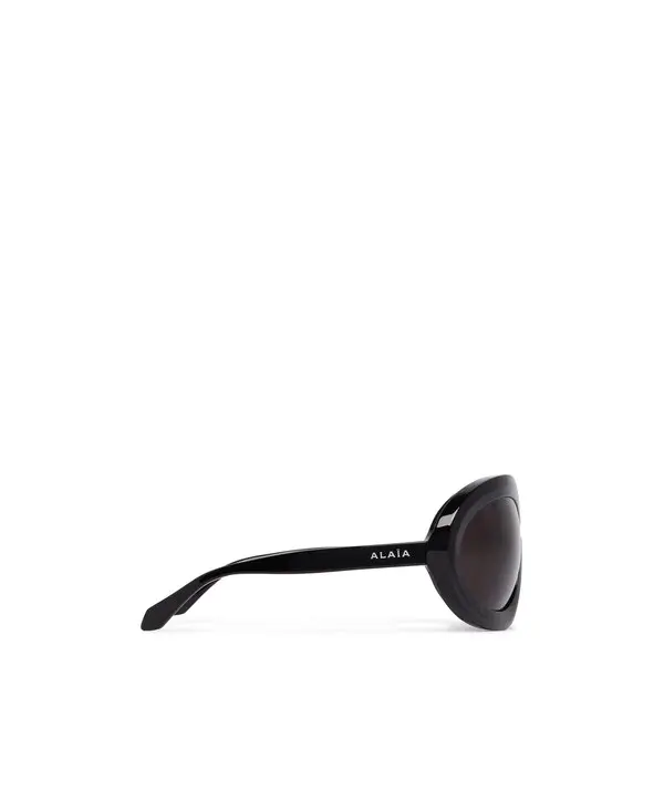 Alaïa Butterfly Frame Sunglasses - Black