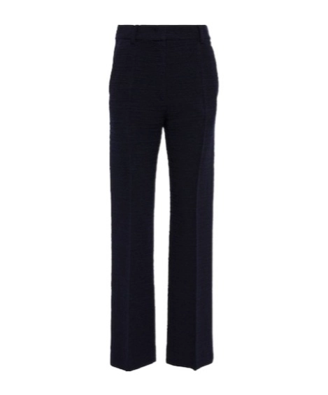 Valentino Garavani Wool-blend Tweed Straight Pants - Blue