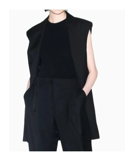 Armani Exchange Logo-print Sleeveless Blazer