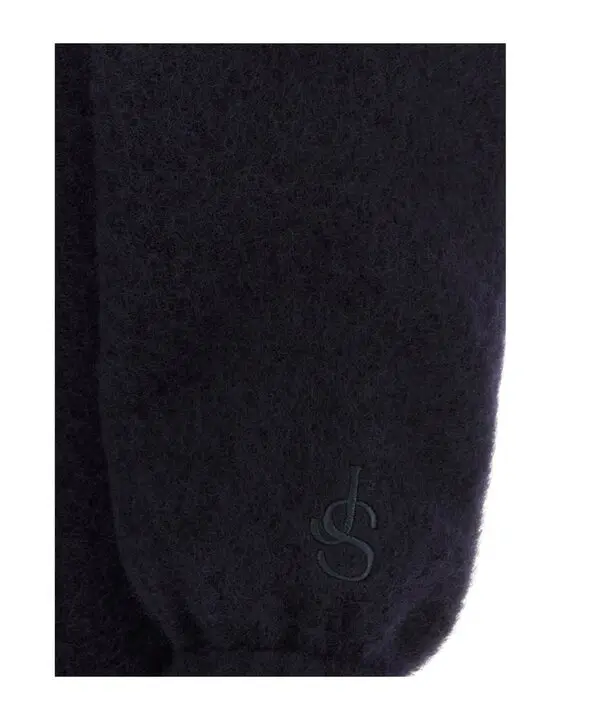 JIL SANDER Half Zip High Neck Sweatshirt
