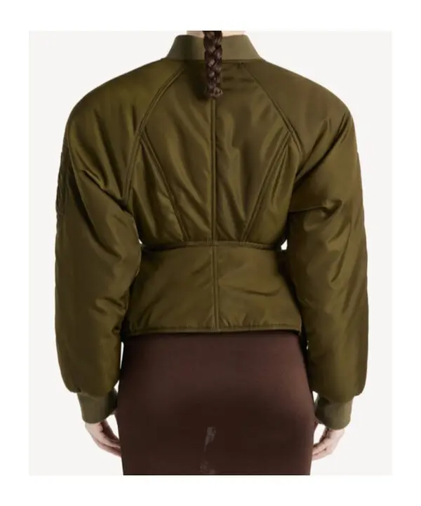 Balmain Nylon Signature Bomber Jacket