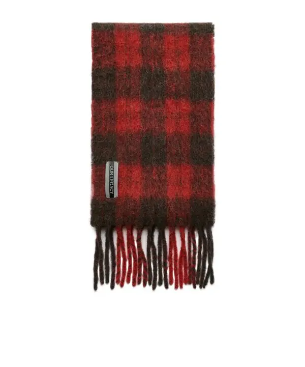 Our Legacy Estate Scarf - Burnt Red
