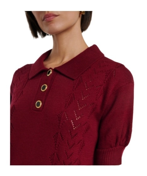 Alessandra Rich Polo Sweater