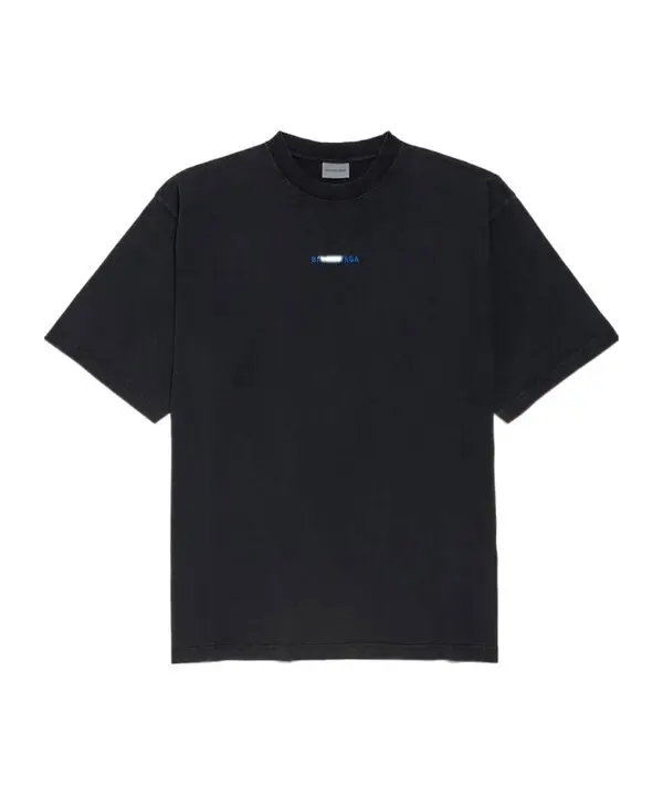 Balenciaga Logo Printed Crewneck T-shirt - No