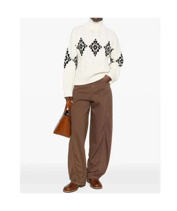 ERMANNO FIRENZE Cable-knit Sweater