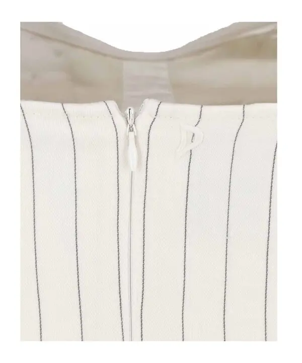 DONDUP Erotica Striped Strap Dress