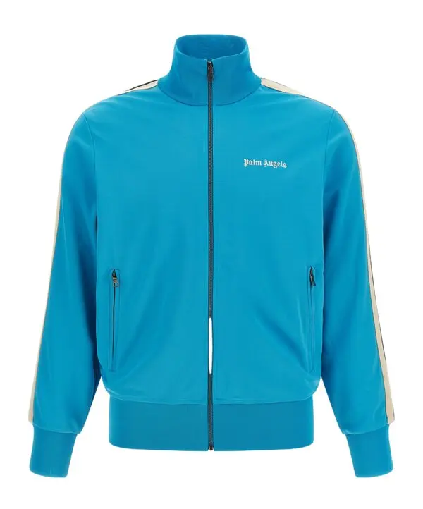 Palm Angels Track' Sweatshirt - Light Blue