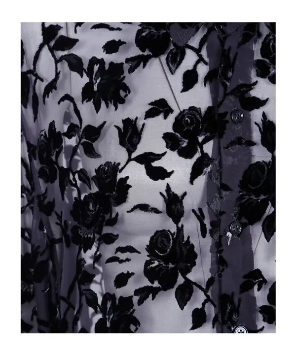 ANN DEMEULEMEESTER Elisabeth Floral-devoré Shirt