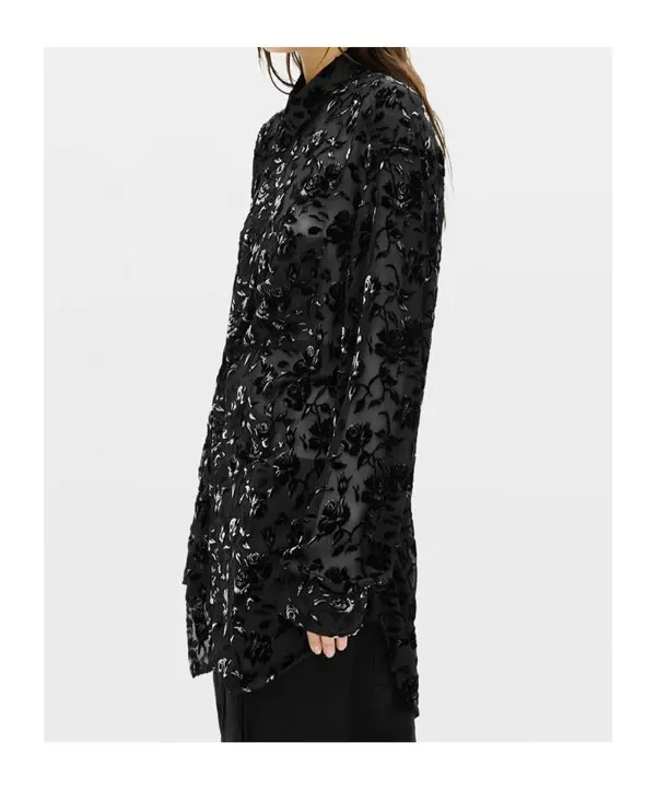 ANN DEMEULEMEESTER Elisabeth Floral-devoré Shirt