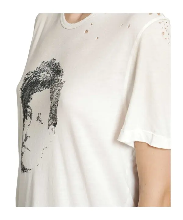 ANN DEMEULEMEESTER Distressed T-shirt