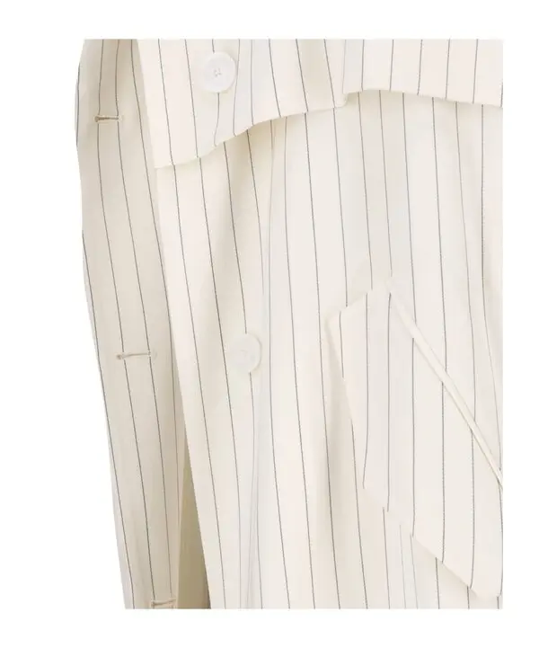 DONDUP Pinstriped Trench Coat