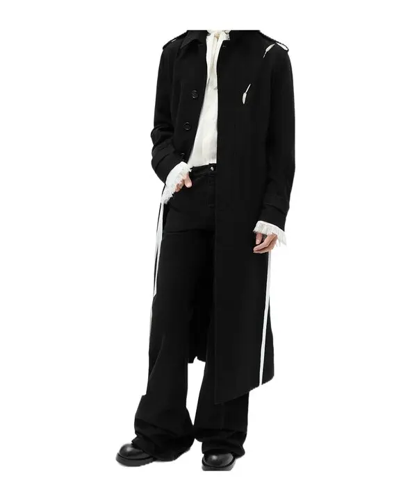 ANN DEMEULEMEESTER Runo Bow-tie Shirt