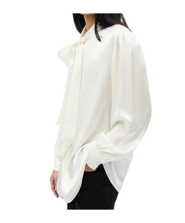 ANN DEMEULEMEESTER Runo Bow-tie Shirt