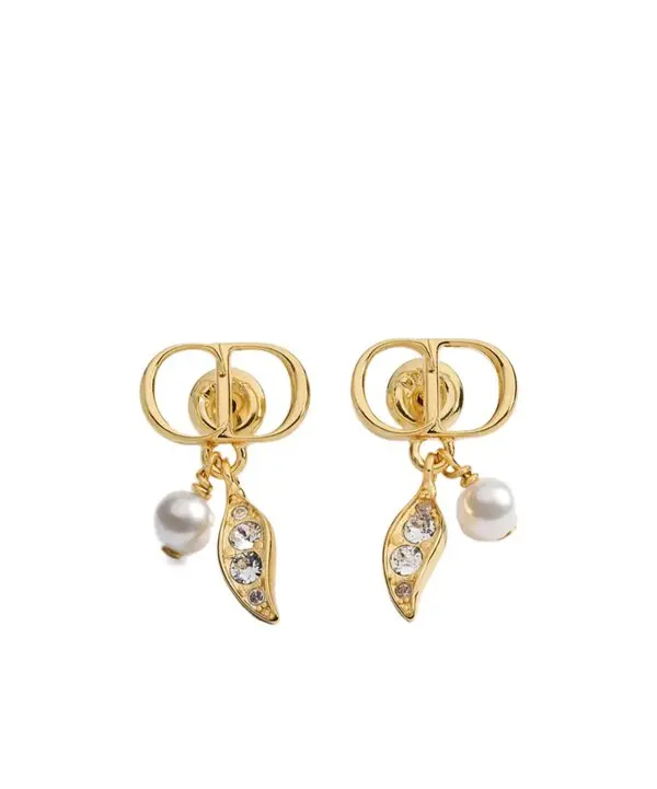 Dior Cd Mini Lily Earrings