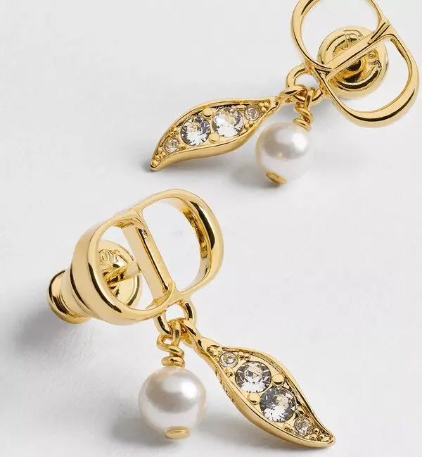 Dior Cd Mini Lily Earrings