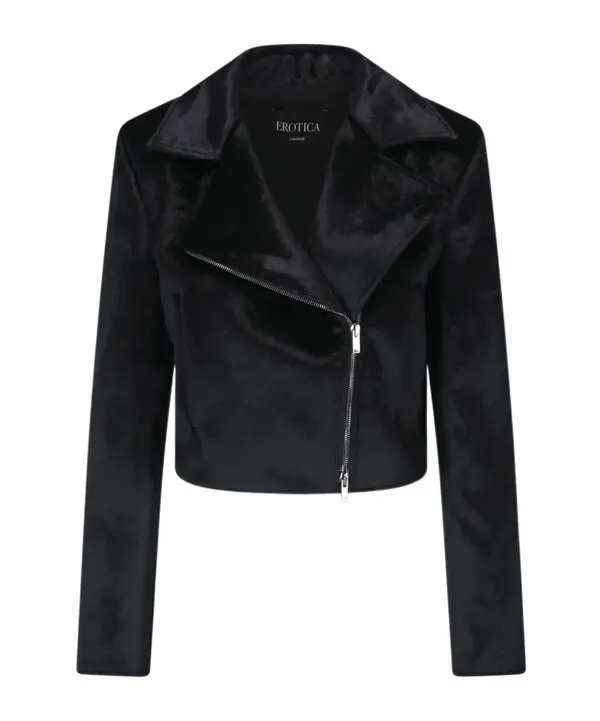 DONDUP Erotica Cropped Zipped Jacket