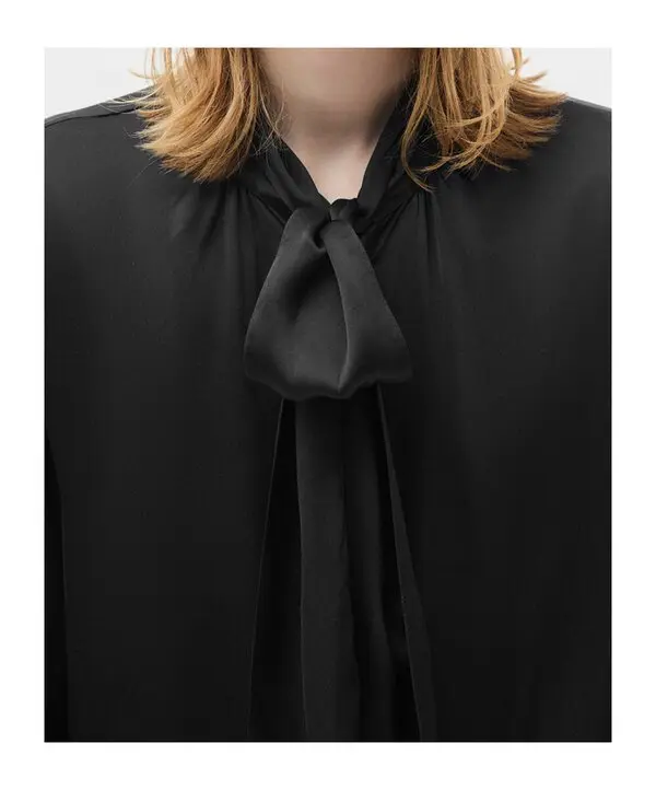 ANN DEMEULEMEESTER Runo Bow-tie Shirt