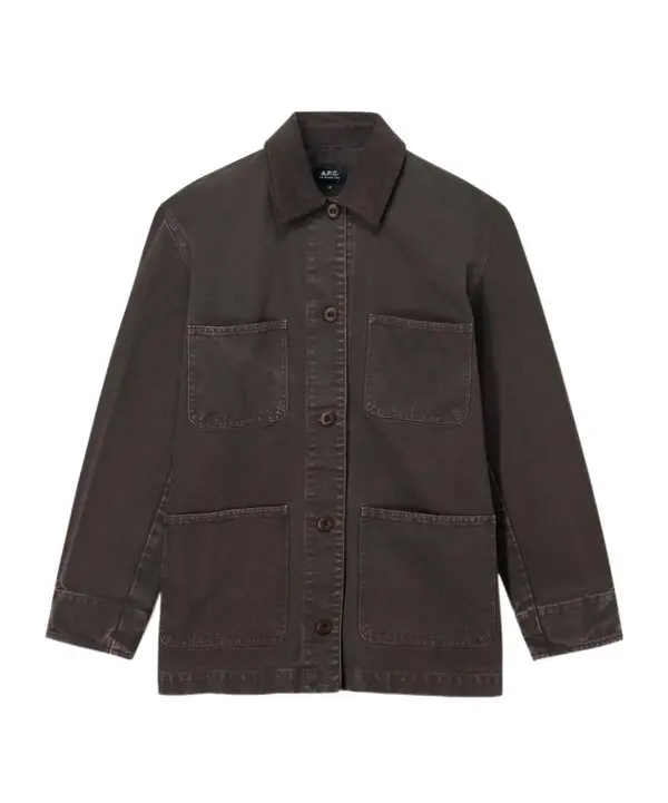 A.p.c. Canvas Workwear Jacket - Brown